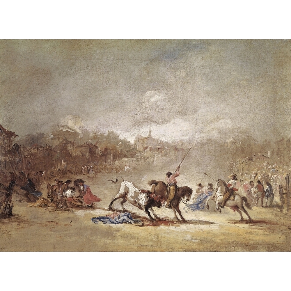 Lucas Velazquezeugenio (1817-1870). La Suerte De Varas. Romanticism ...