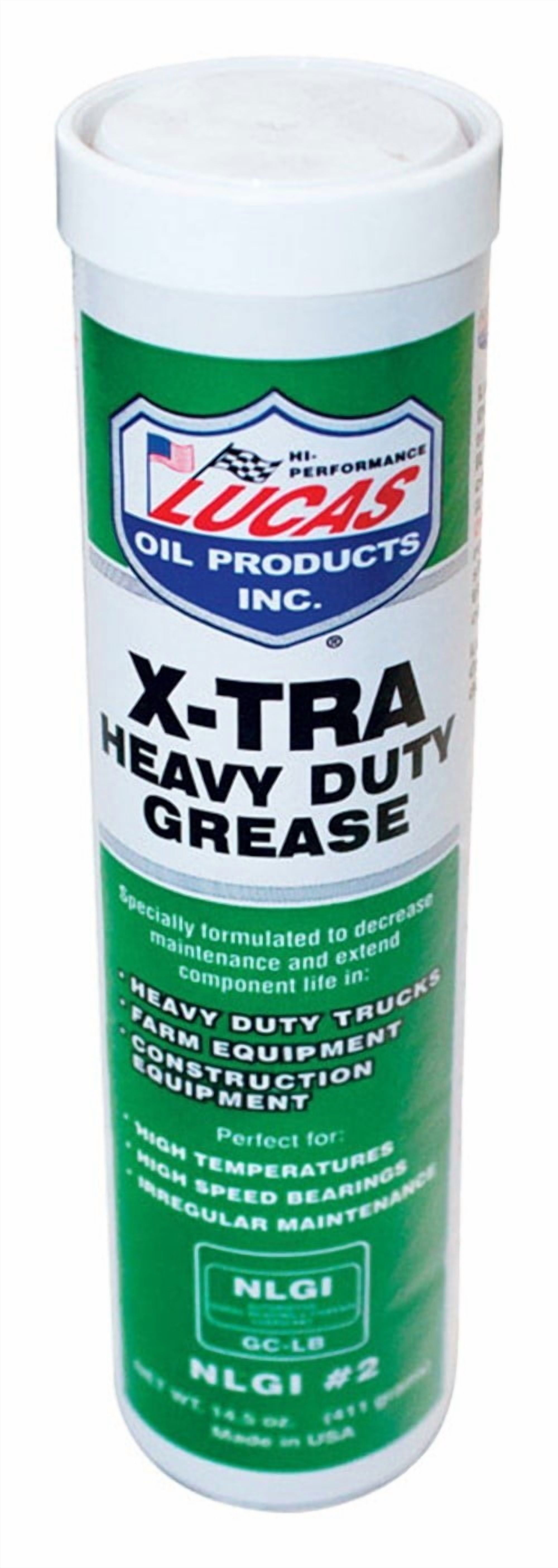 Lucas X-Tra Lithium Grease 14.5 oz. Cartridge (Pack of 10) - Walmart.com