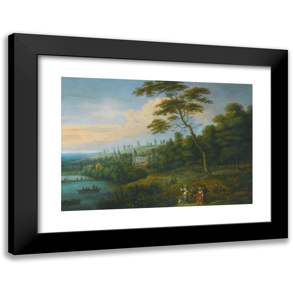Lucas van Uden 18x14 Black Modern Framed Museum Art Print Titled - The ...