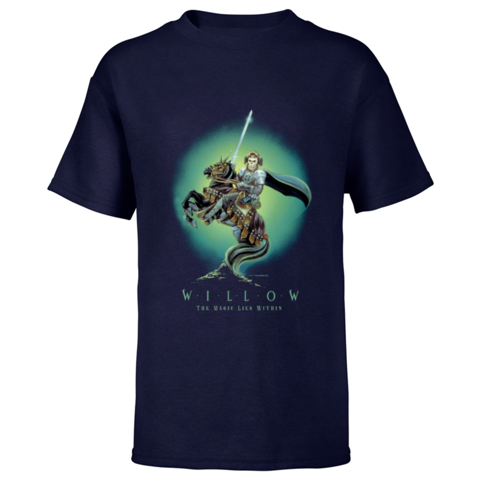 Lucasfilm Willow Movie General Kael on Horse Illustrated - Short Sleeve ...
