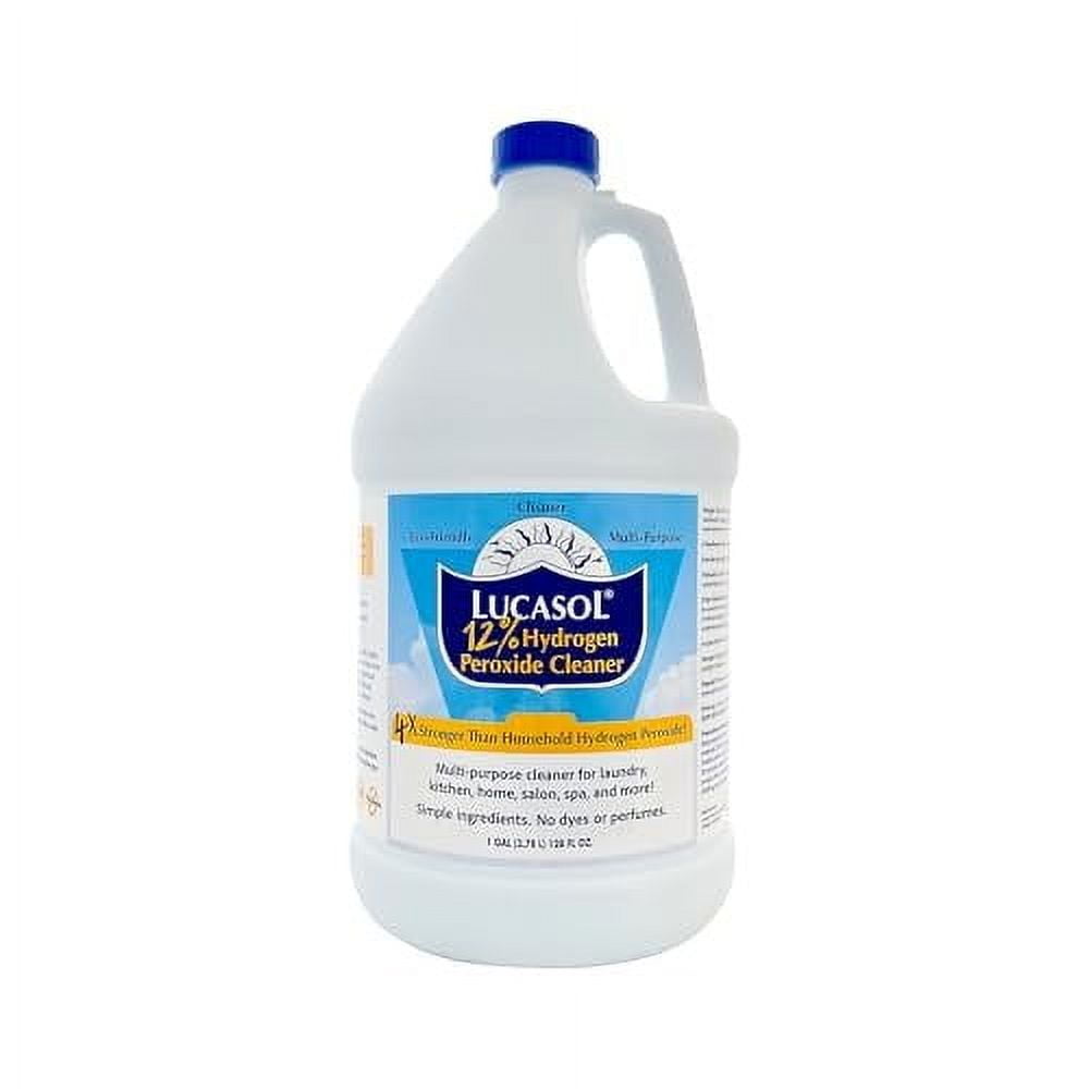 Lucasol Food Grade Hydrogen Peroxide 12% Concentrate, Multi-Purpose ...