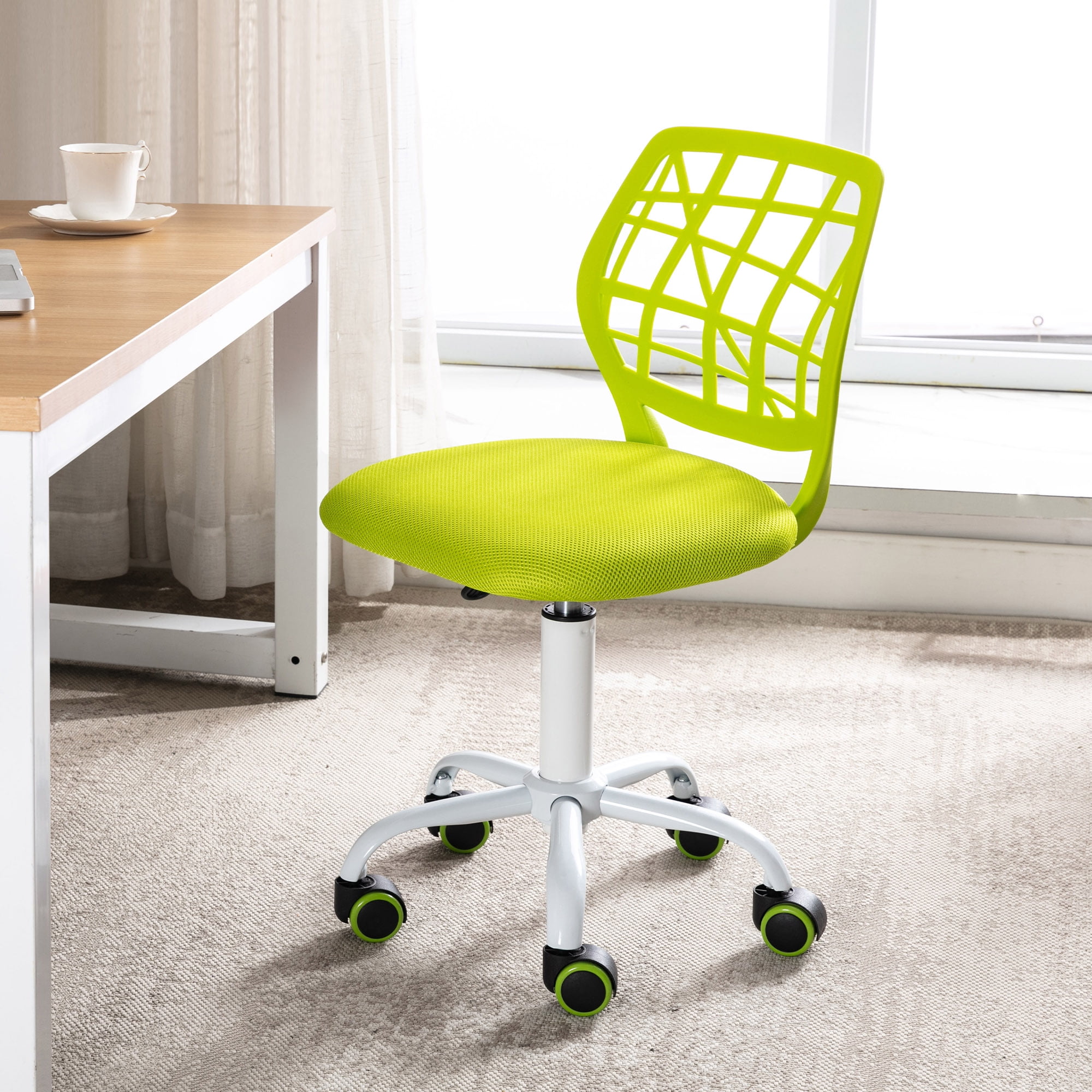 Luccalily Kids Study Desk Chair Cute Computer Office Bedroom Mesh Chair ...