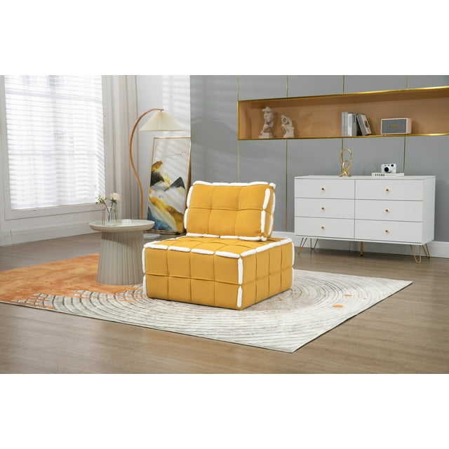 Luccalily Modular Sectional Sofa Couch,Square Floor Sofa Comfy Single ...