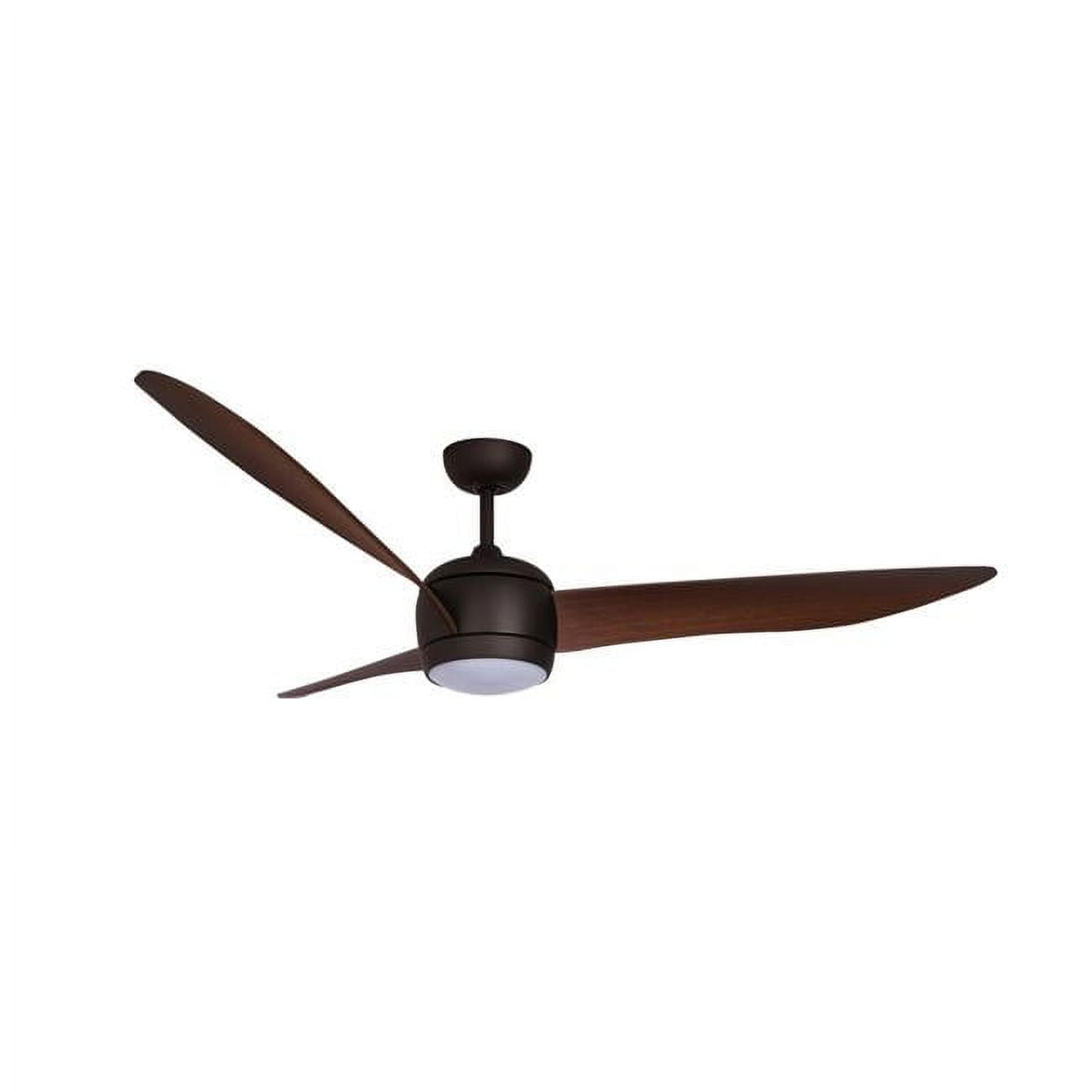 Lucci A ir Nordic 56-inch Ceiling Fan with LED Light Kit in Oil Rubbed ...