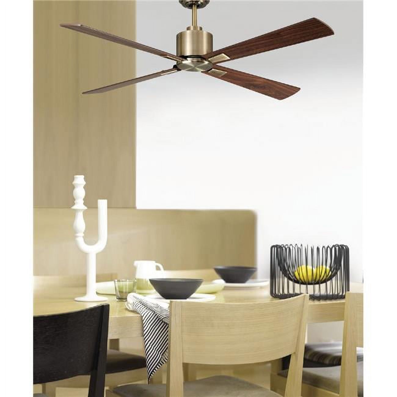 Lucci Air 52 in. Airfusion Climate DC Ceiling Fan, Antique Brass ...