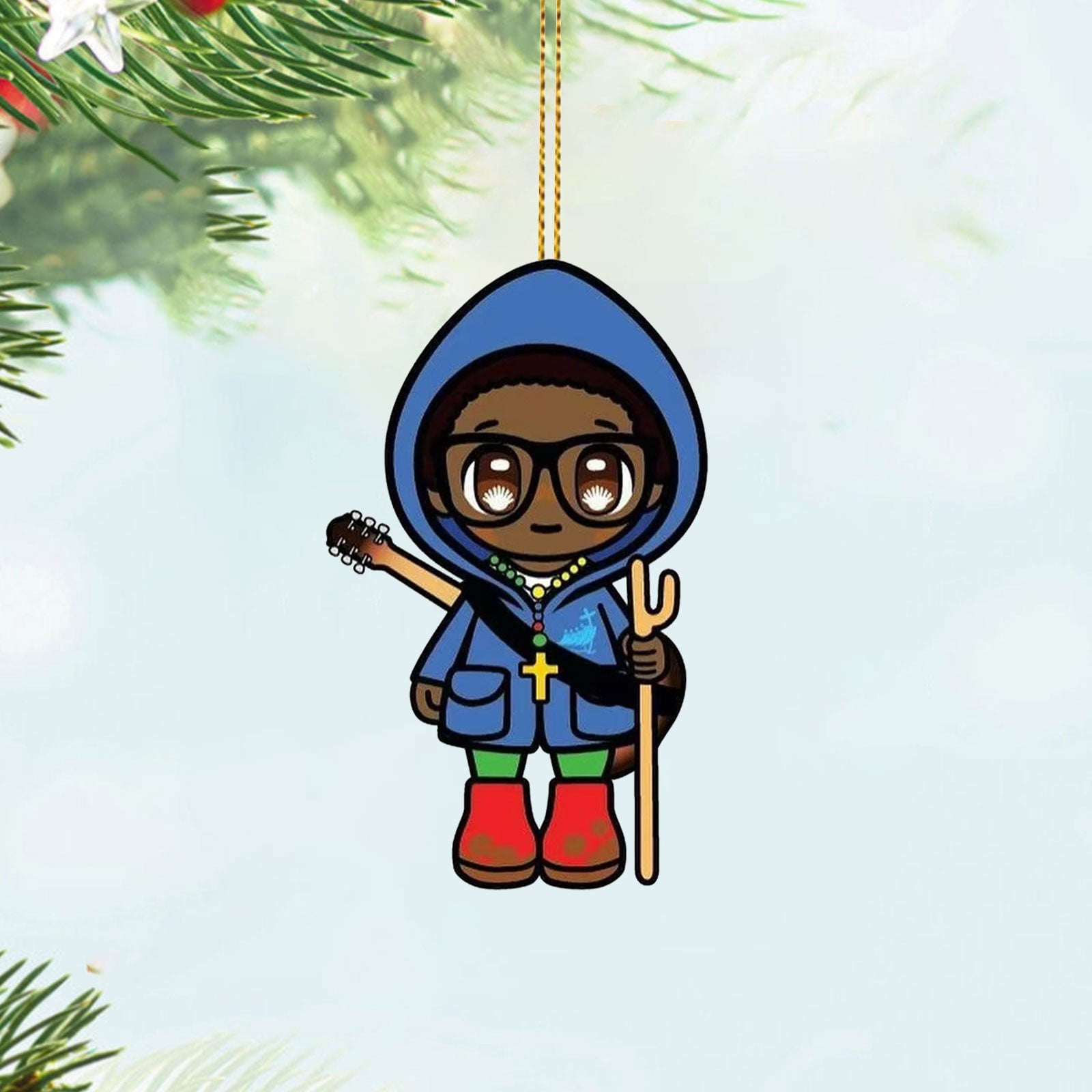 Anime Mascot Luce Christmas Tree Decorations Set, Funny Catholic Gifts ...