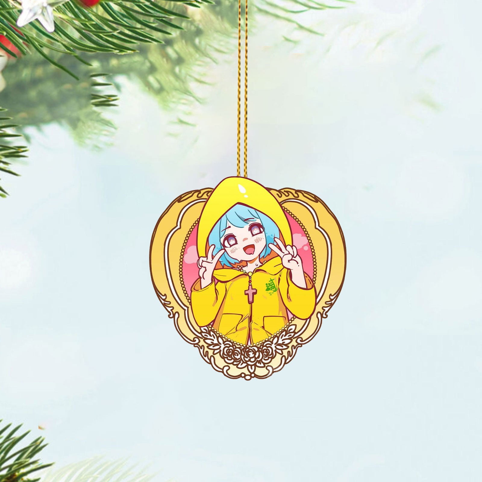 2024 Cute Christmas Tree Hanging Decoration Ornament Luce - Catholic ...