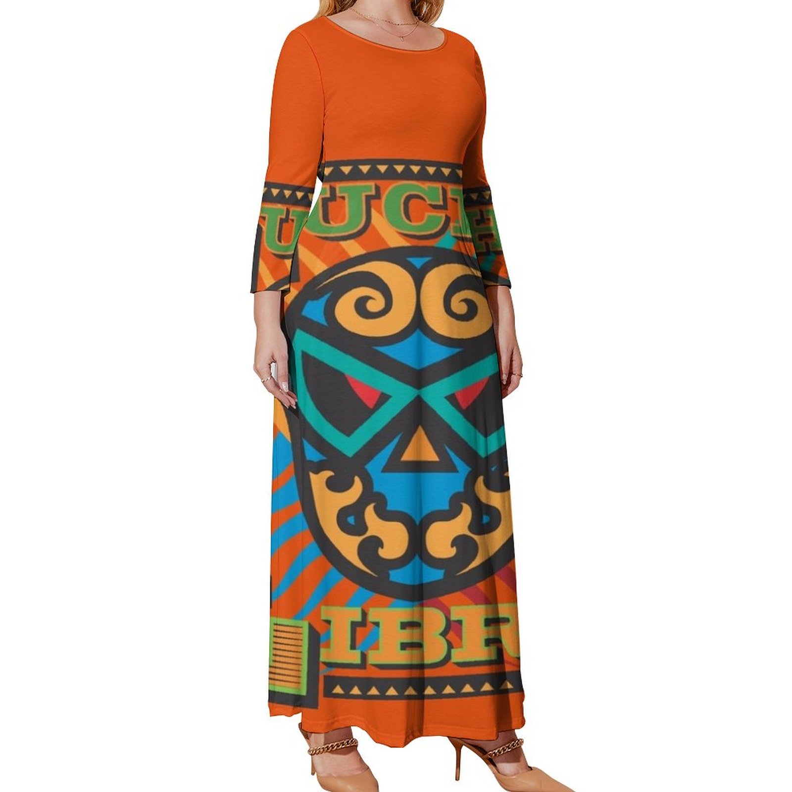 Lucha Libre Long Sleeved Dress elegant party dress for women Dress ...