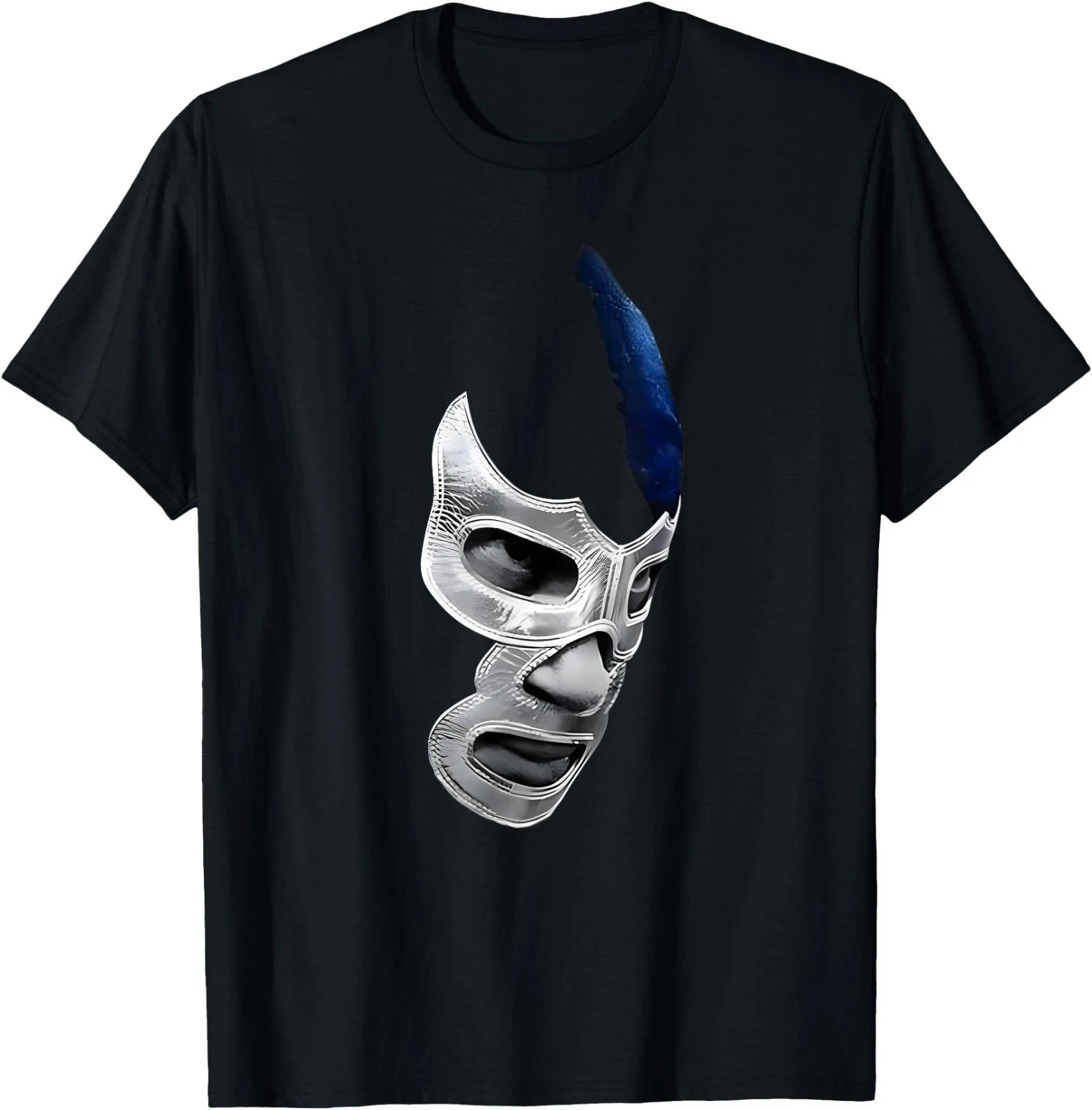 Lucha Libre Mexican Wrestling Legend Mask Design T-Shirt, for Men ...