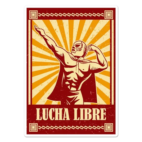 Lucha Libre Sticker Indoor Outdoor Phone Decal Water Bottle Stickers ...