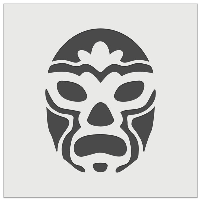 Luchador Mexican Wrestler Mask Lucha Libre DIY Cookie Wall Craft ...