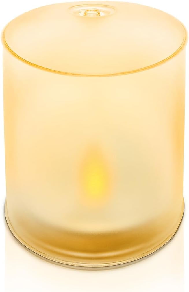 Luci Candle Flameless Inflatable, Solar-Powered Outdoor Lantern ...