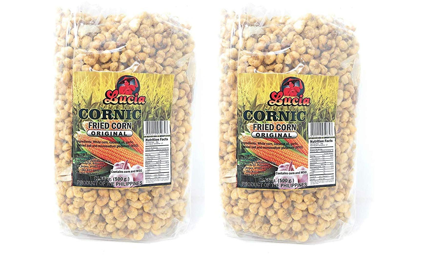 Lucia Original Fried Cornic CI30 Snack (2 Pack, Tota of 35oz) - Walmart.com