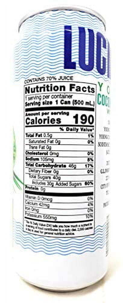 Lucia Young Coconut Juice with Pulp (6 Pack, Total of 101.4fl.oz ...