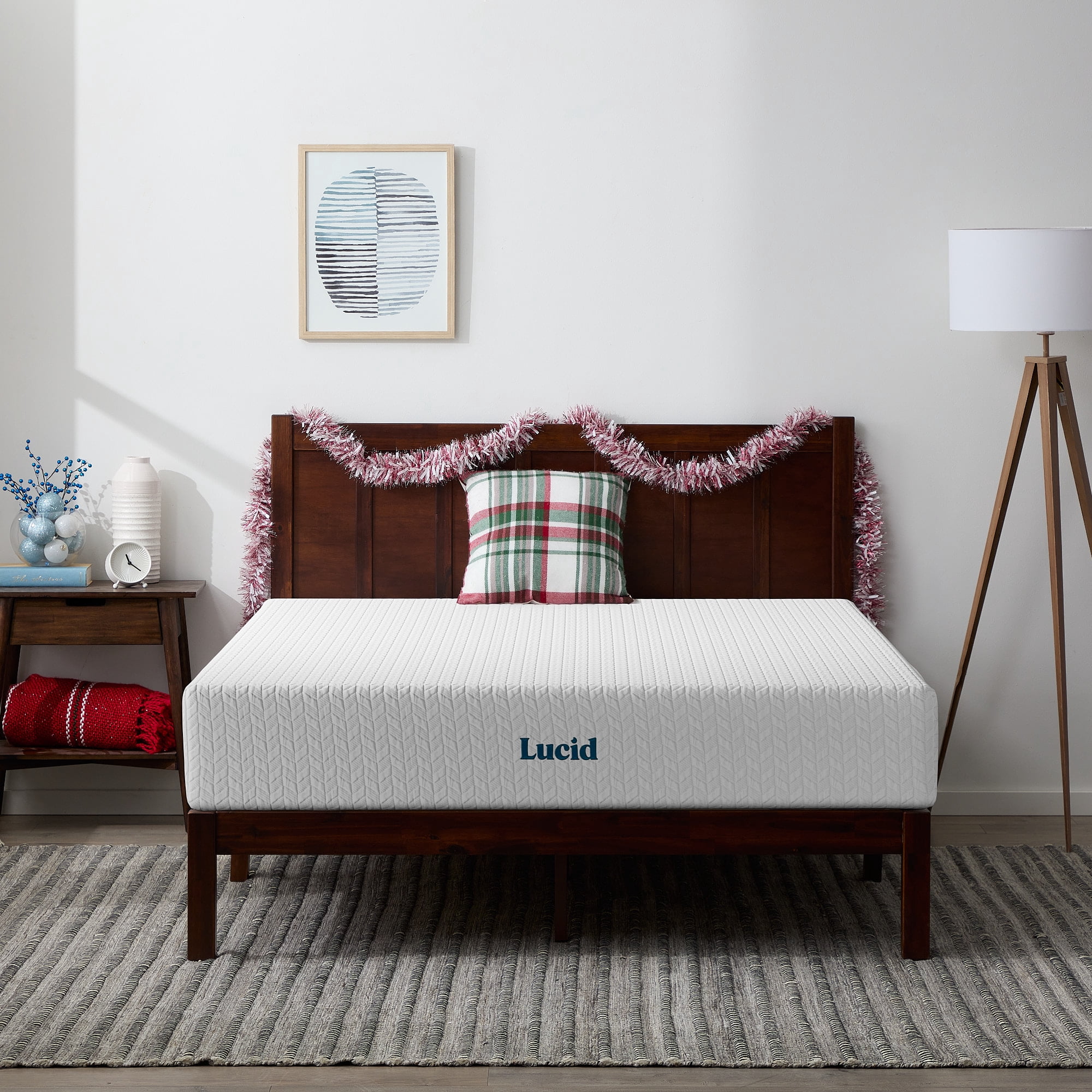 Lucid Bliss 10" Gel Memory Foam Mattress, Plush, Twin - Walmart.com