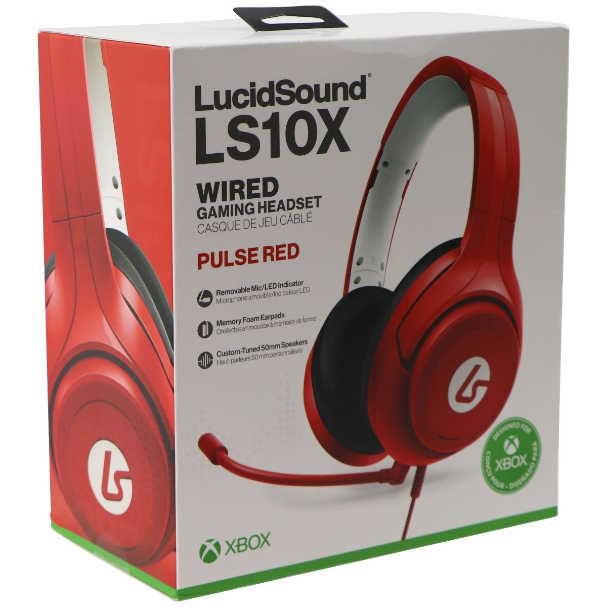LucidSound LS10X Wired Gaming Headset with Microphone - Pulse Red ...