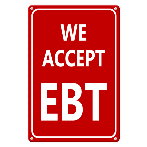 Lucidhisun We Accept EBT Aluminium Sign 12×16inch, Sturdy Aluminum ...