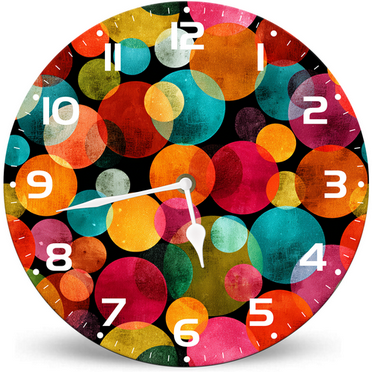 VOCOO 12-Inch Retro Silent Wall Clock, Non-Ticking Quartz, Battery ...