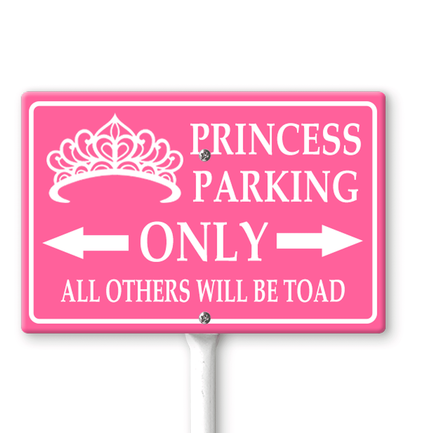 Lucidhisun Princess Parking Yard Sign with Stakes 12in×8in, Sturdy ...