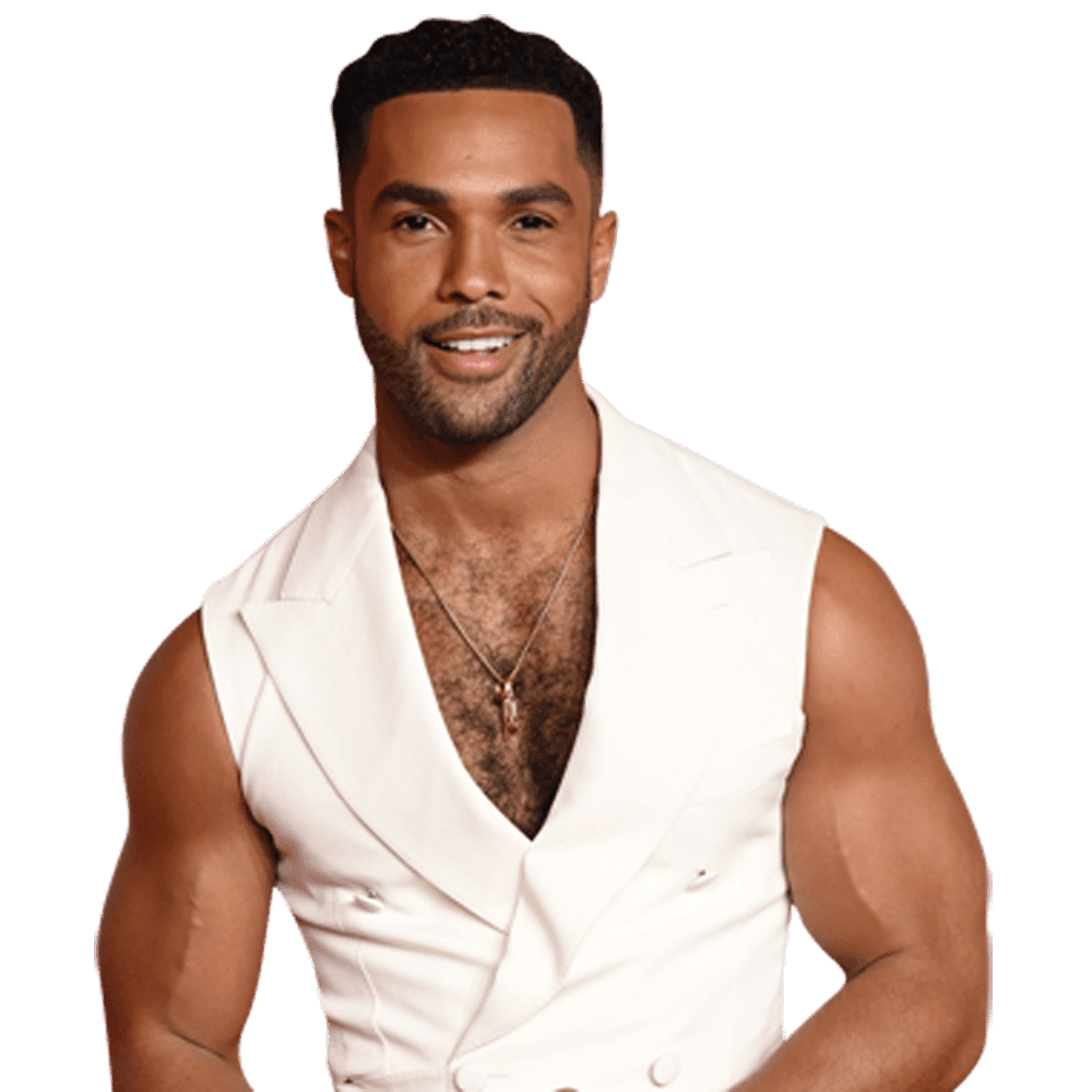Lucien Laviscount (White Outfit) Half Body Buddy Cutout - Walmart.com