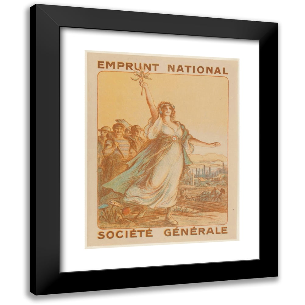 Lucien Marie François Métivet 12x14 Black Modern Framed Museum Art ...