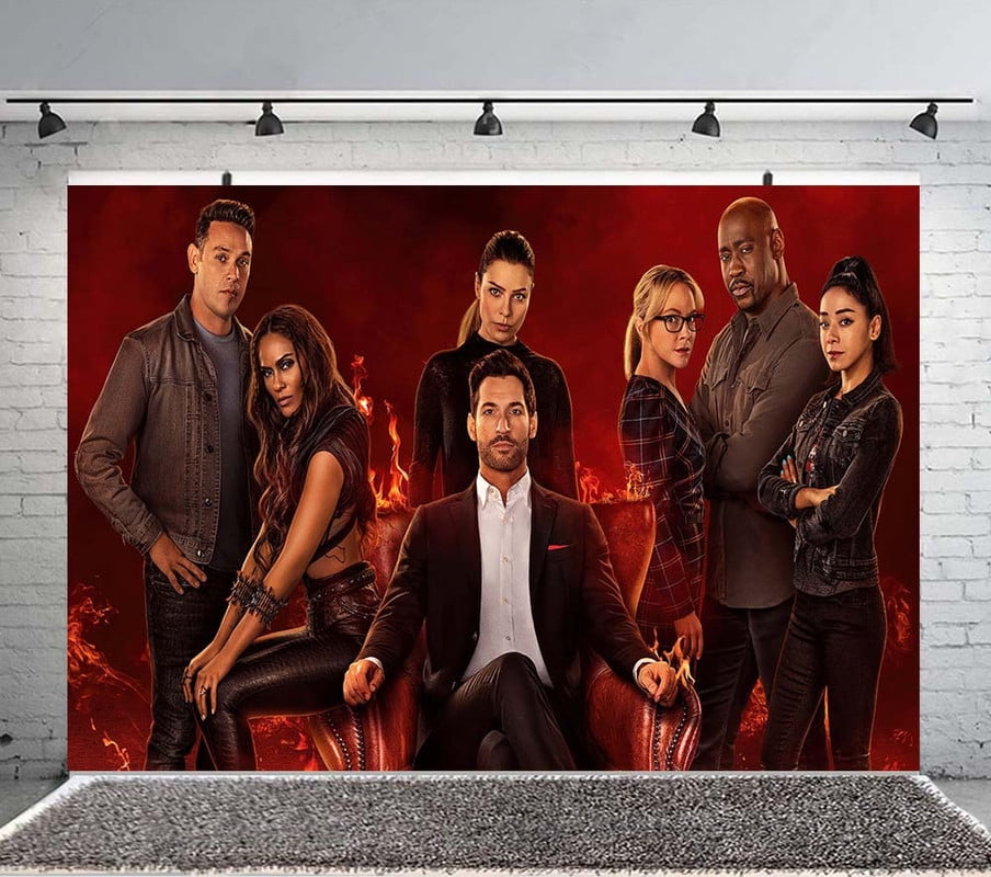 Lucifer Backdrop Banner Party Supplies Poster Movie Theme Background ...