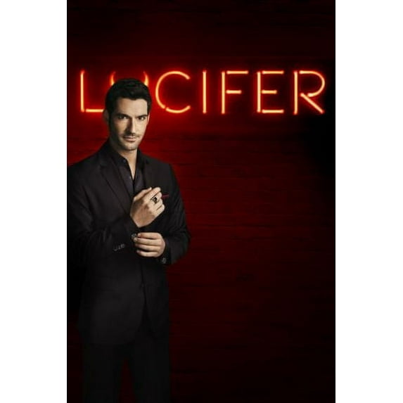 Lucifer Poster Metal Sign Art Print 8x12 #651220 Multi-Color Square ...