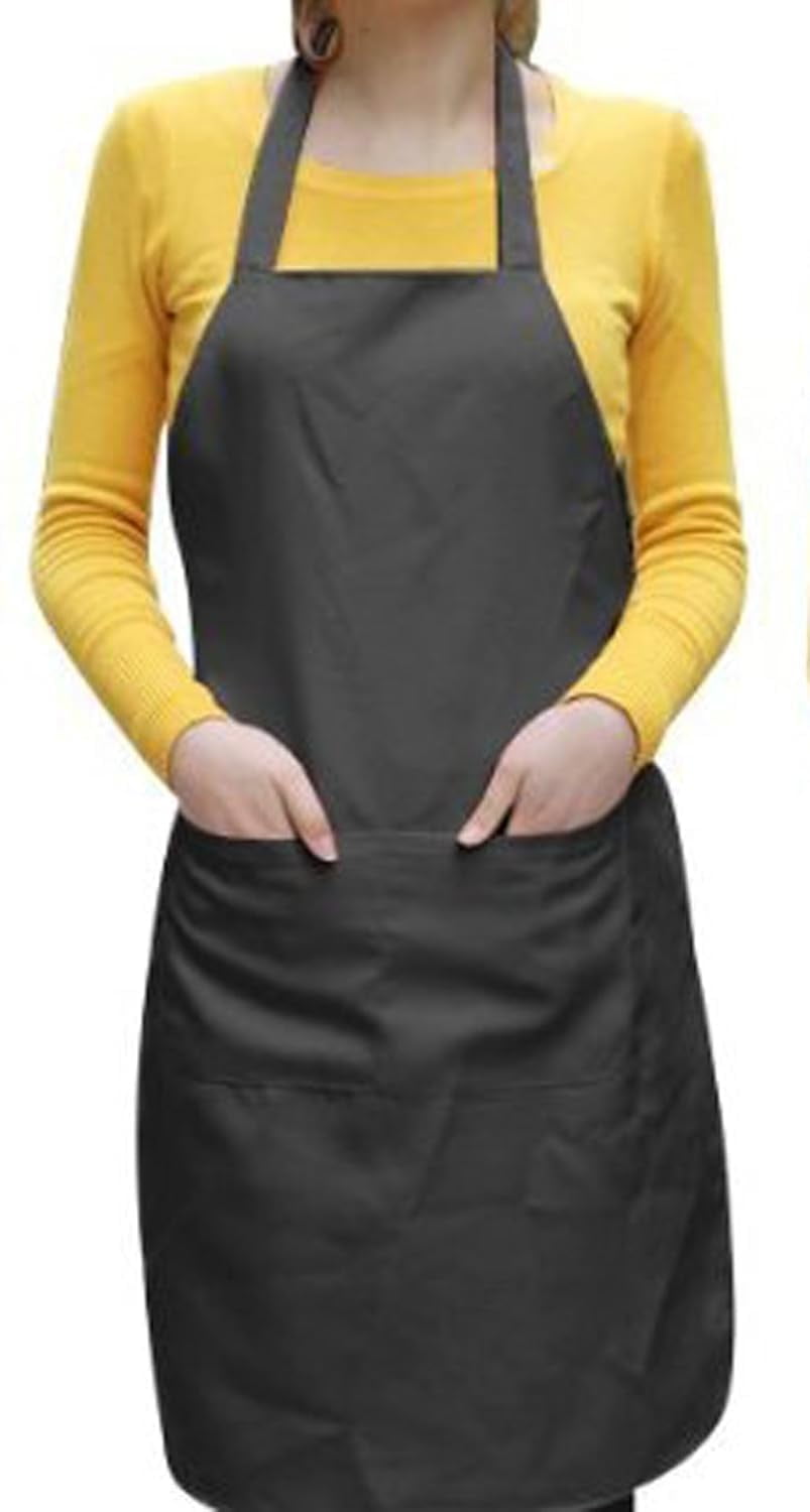 Lucifer Professional Cotton Apron For Cooking Gardening Lab Restaurant Industrial Use Unisex ...