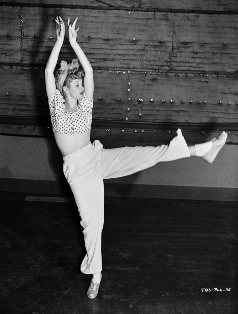 Lucille Ball Dancing in Ballet Photo Print (8 x 10) - Walmart.com