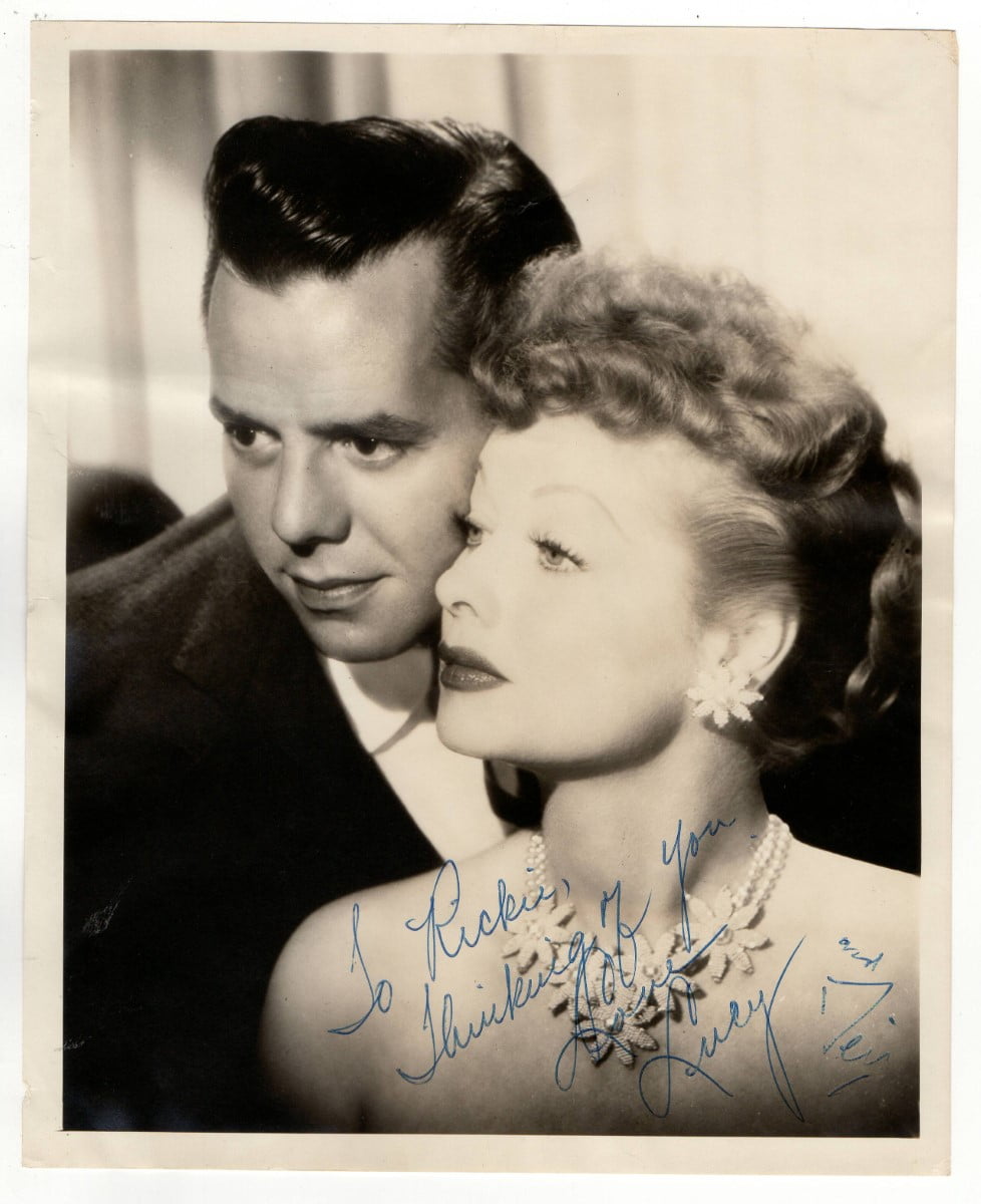 Lucille Ball Desi Arnaz Signed Autographed 8X10 Photo I Love Lucy BAS ...