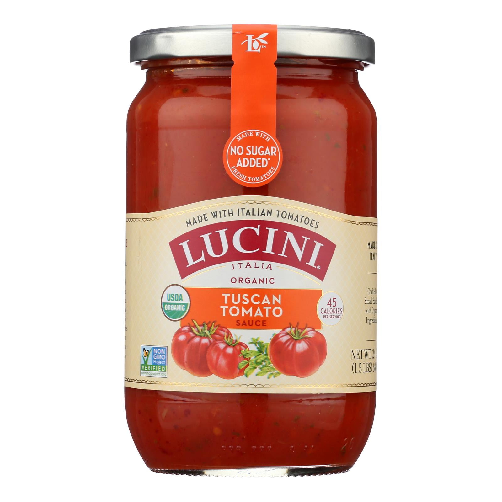 Lucini Italia - Pasta Sauce Organic Tuscan Tomato - Case of 6 - 24 ...