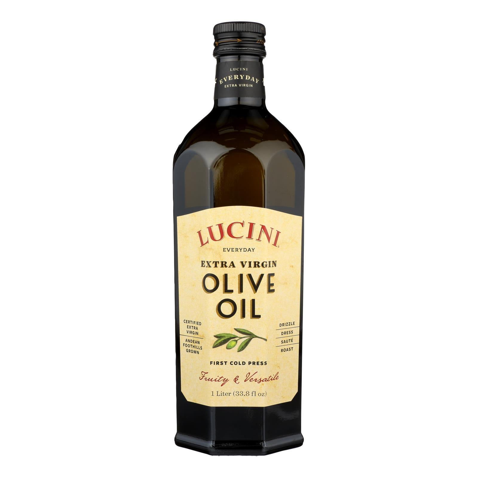 Lucini Italia Select Extra Virgin Olive Oil - Case of 6 - 1 Liter ...