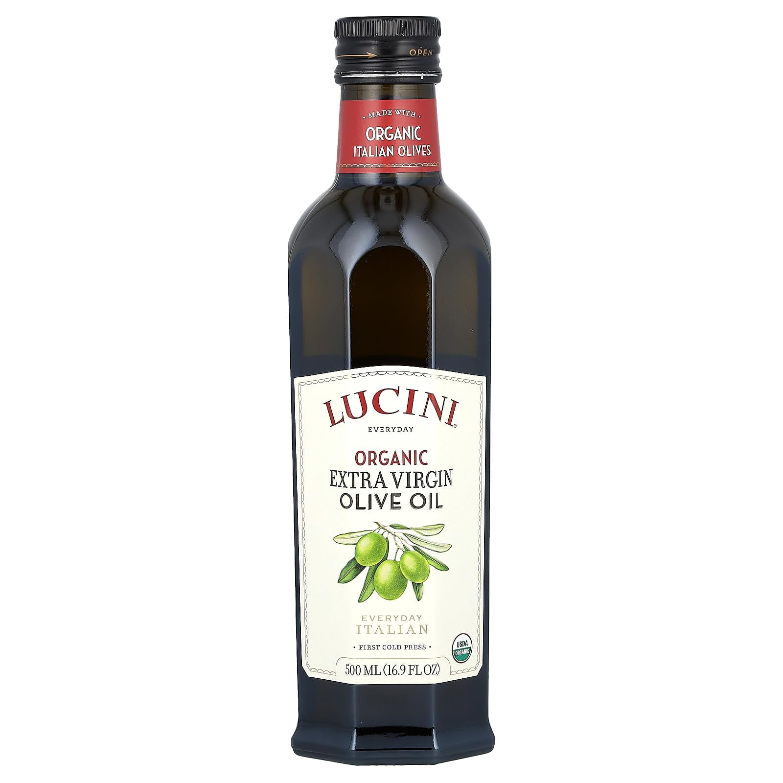 Lucini, Organic Everyday Extra Virgin Olive AIS1 Oil, 16.9 Fl Oz ...
