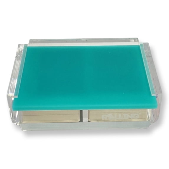 Lucite Acrylic Dual Deck Playing Card Holder with Cards Included (Clear ...