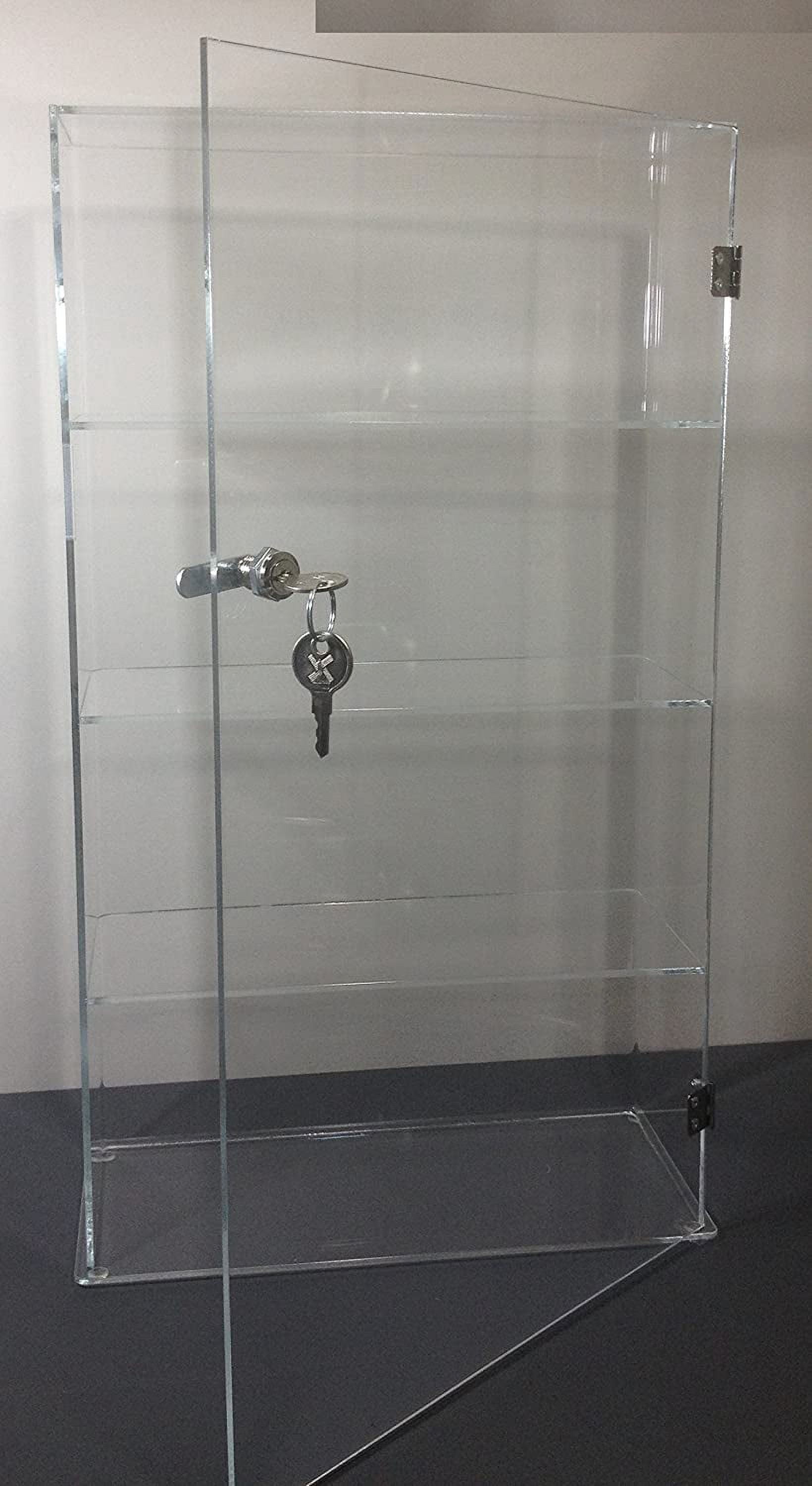 Lucite Showcase Jewelry Pastry Bakery Counter Display W/Door Lock (10 ...