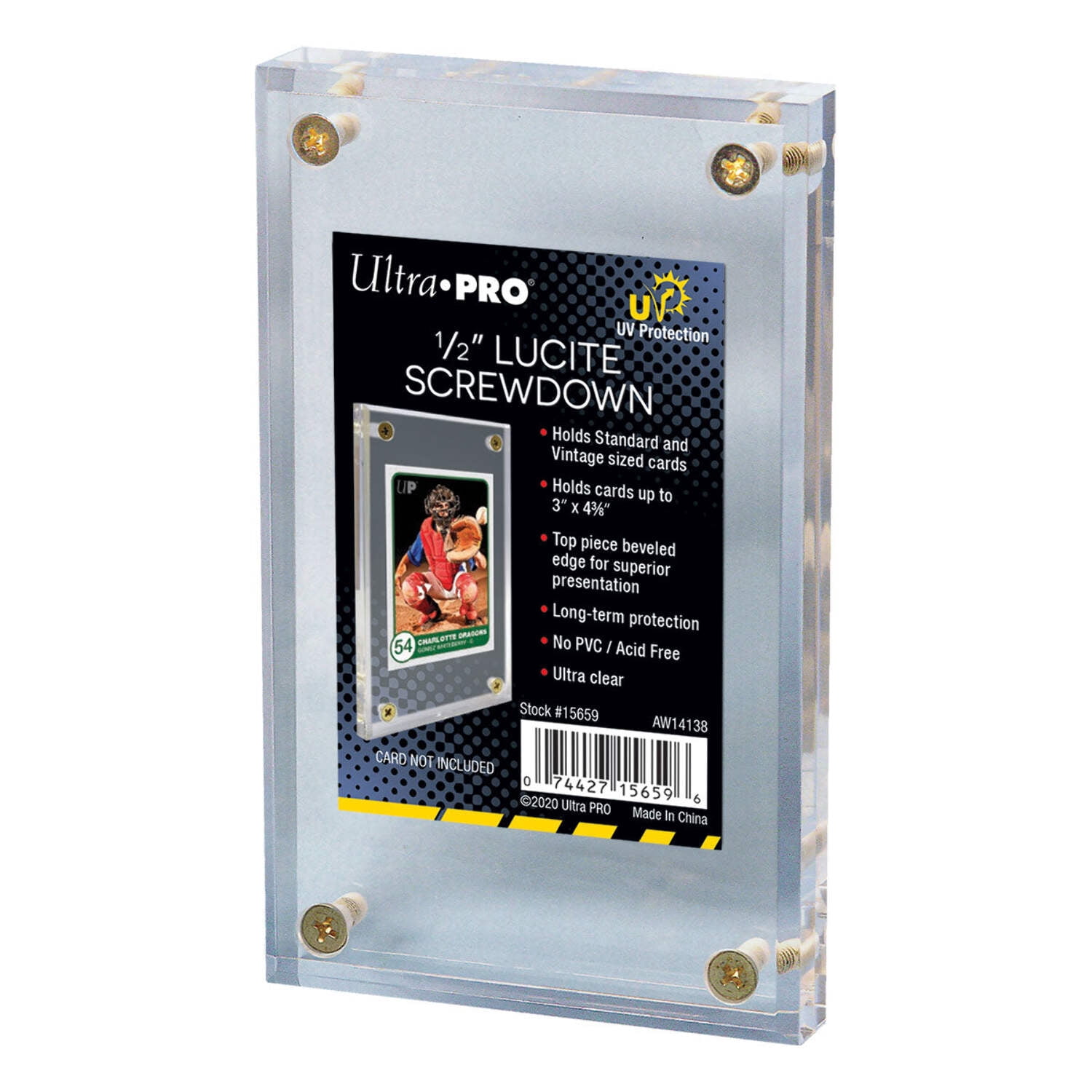 Ultra PRO: Screwdown - UV Lucite Brik (1/2") - Walmart.com