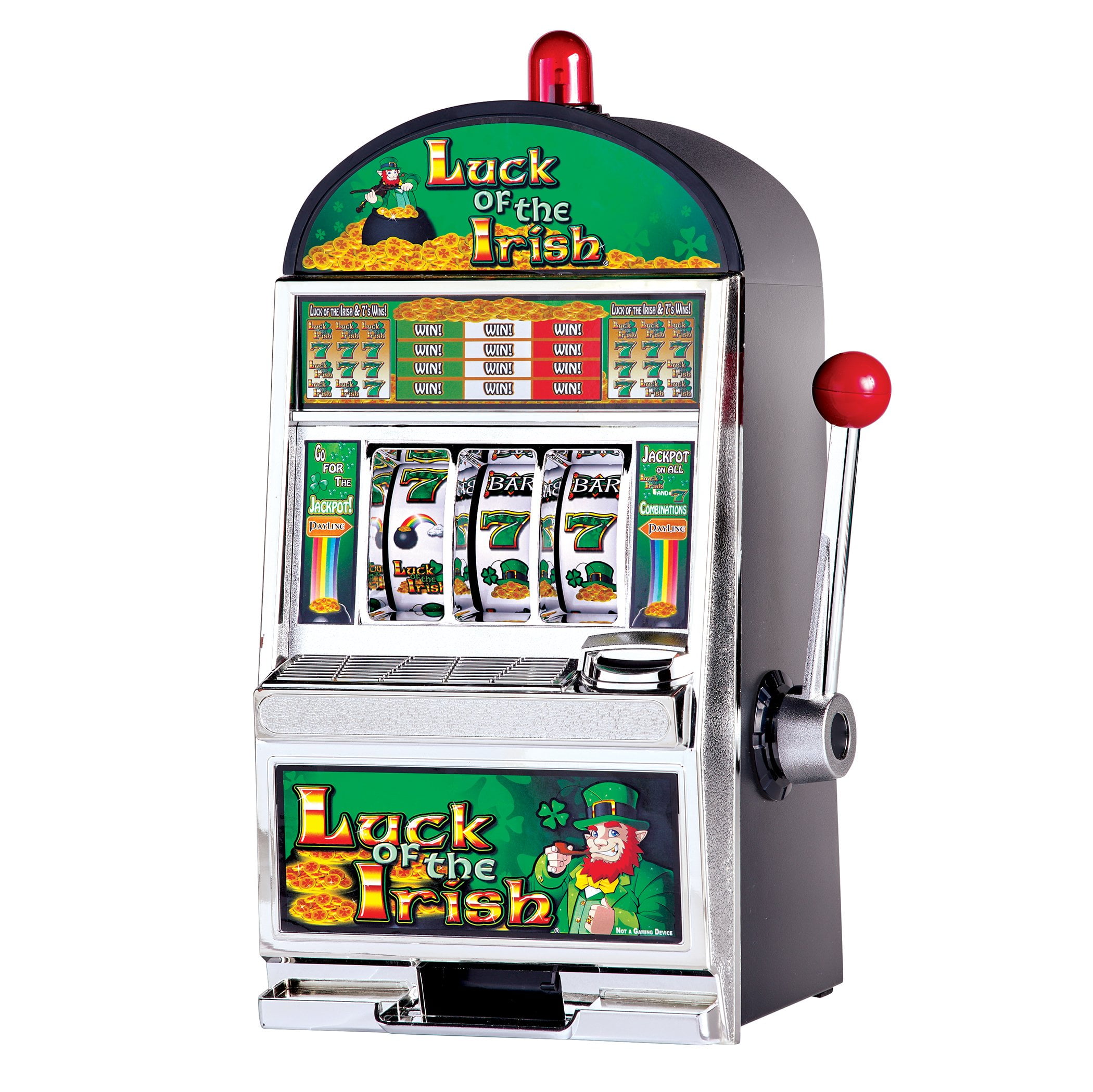 Luck of the Irish 15" Slot Machine Bank with Flashing Lights - Walmart.com