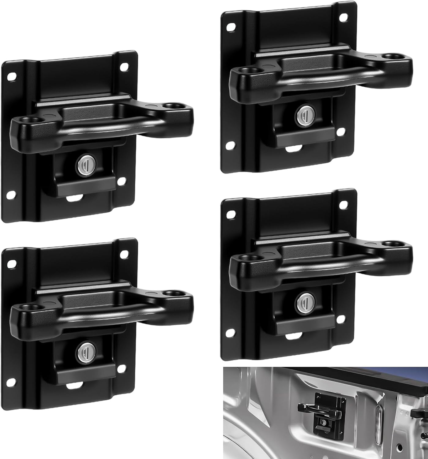 LuckLoop Heavy Duty Truck Bed Tie Down Anchors Compatible with 2015 ...