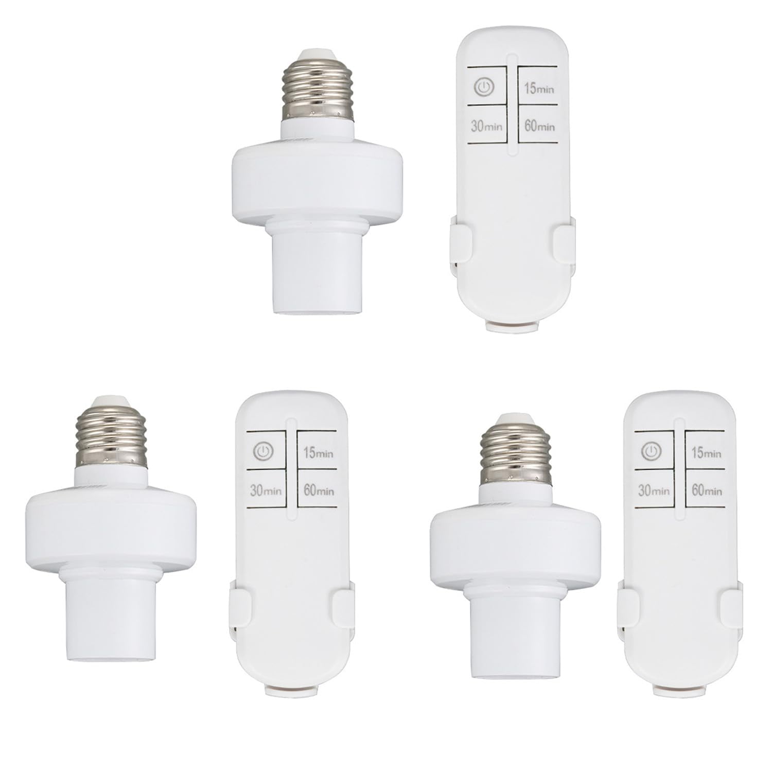 LuckLoop Remote Control Light Sockets,Wireless Light Switch kit with ...