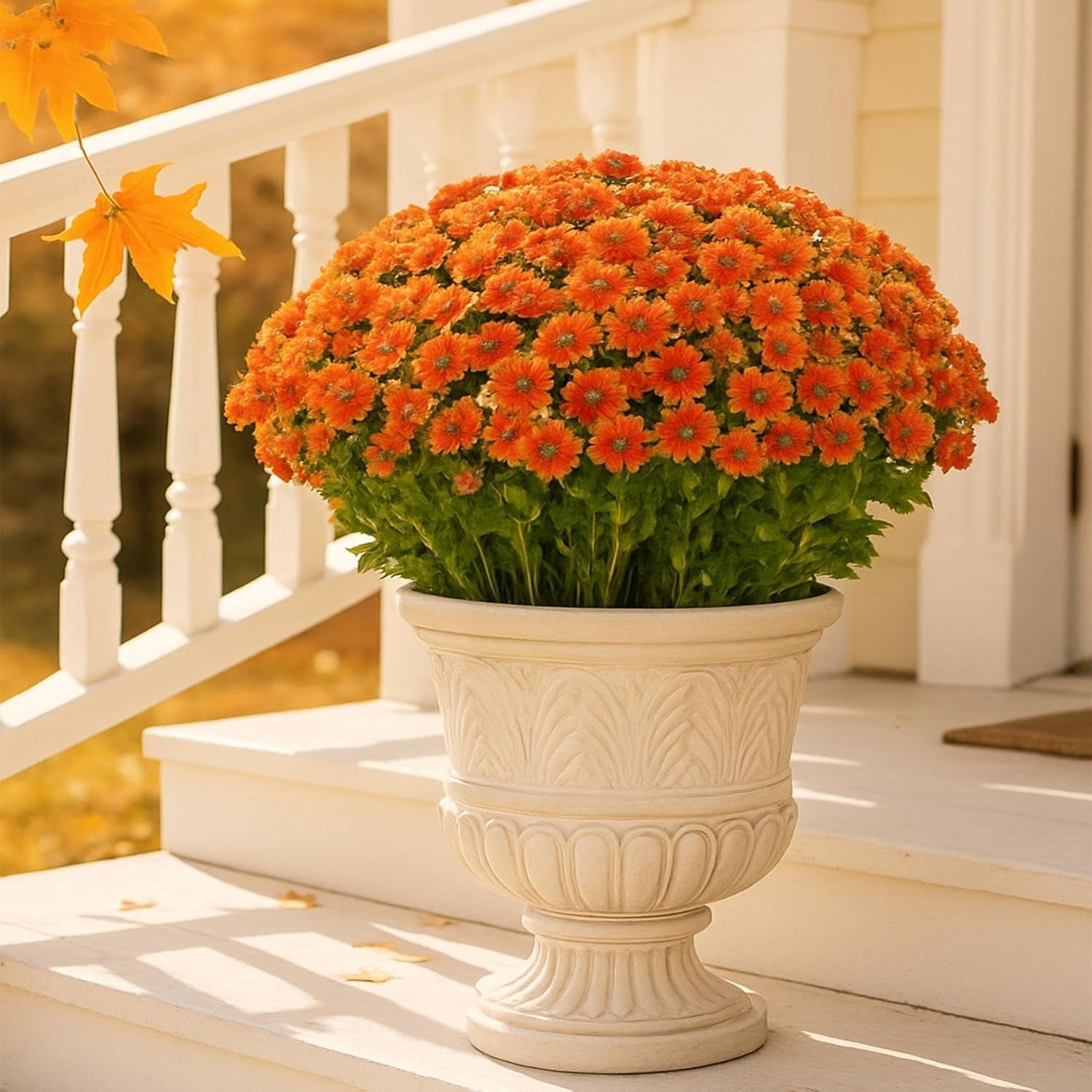 Luckcia Faux Mums, Luckcia Booneb Faux Mums, Funsdecor Mums, Artificial ...