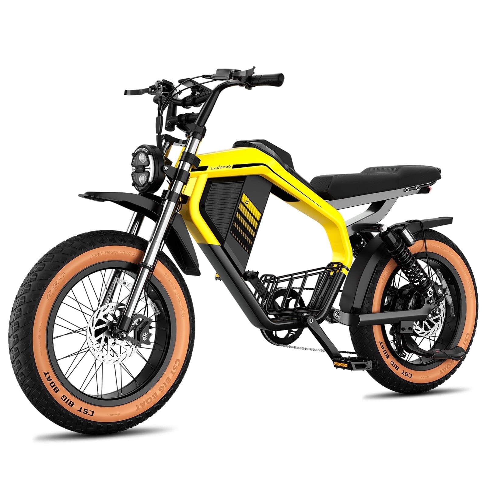 Luckeep M5 Max 2000W Peak Electric Bike for Adults,37.5 MPH,52V 20AH ...