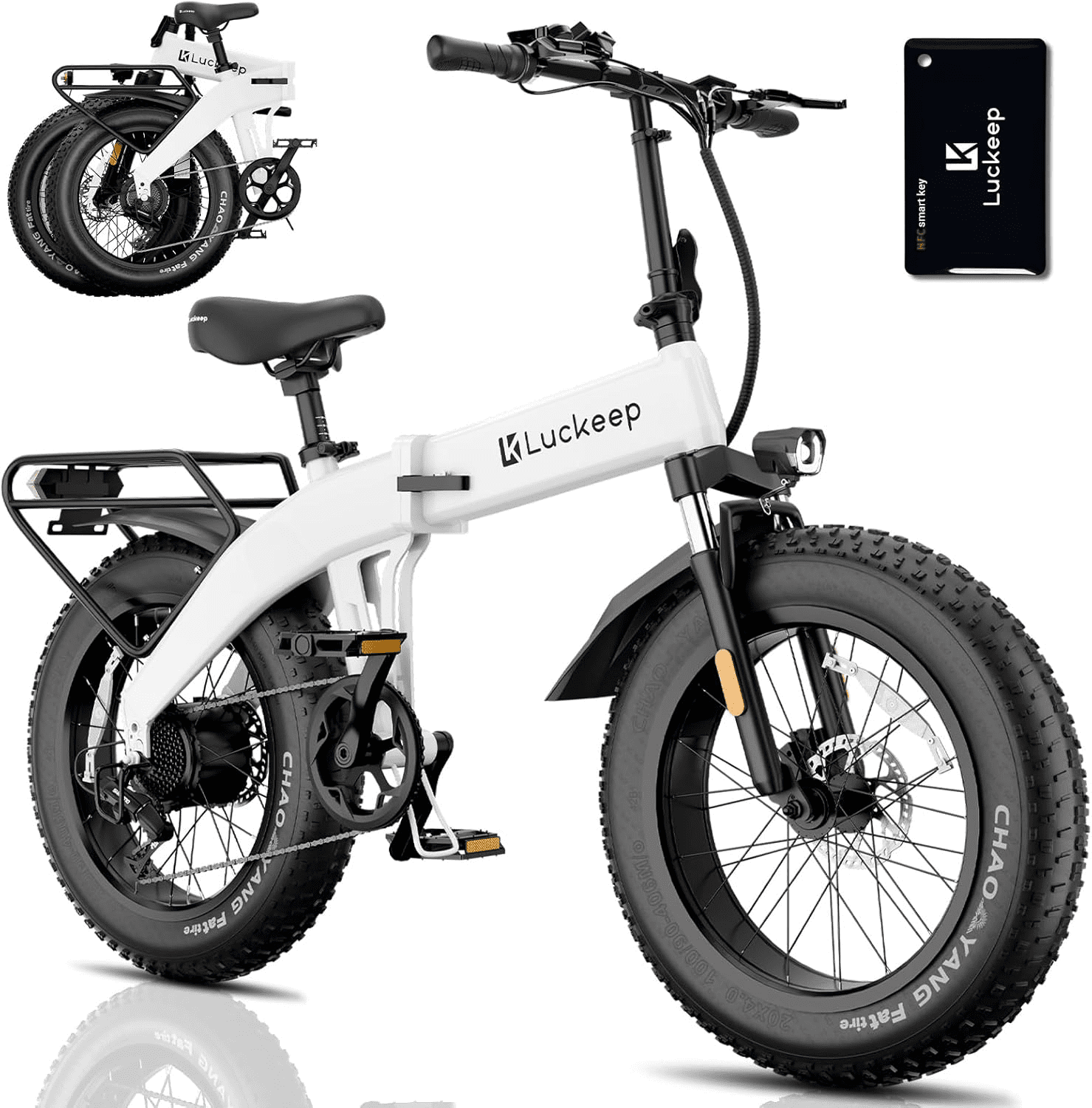 Luckeep X1 Lite Folding Electric Bike for Adults 1500W Peak Motor,28MPH ...