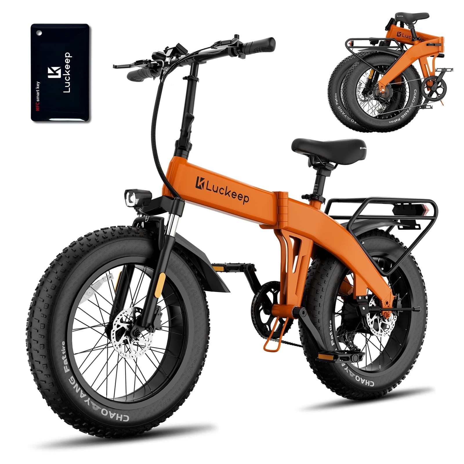 Luckeep X1 Lite Foldable Electric Bike for Adults 1500W Peak Motor ...