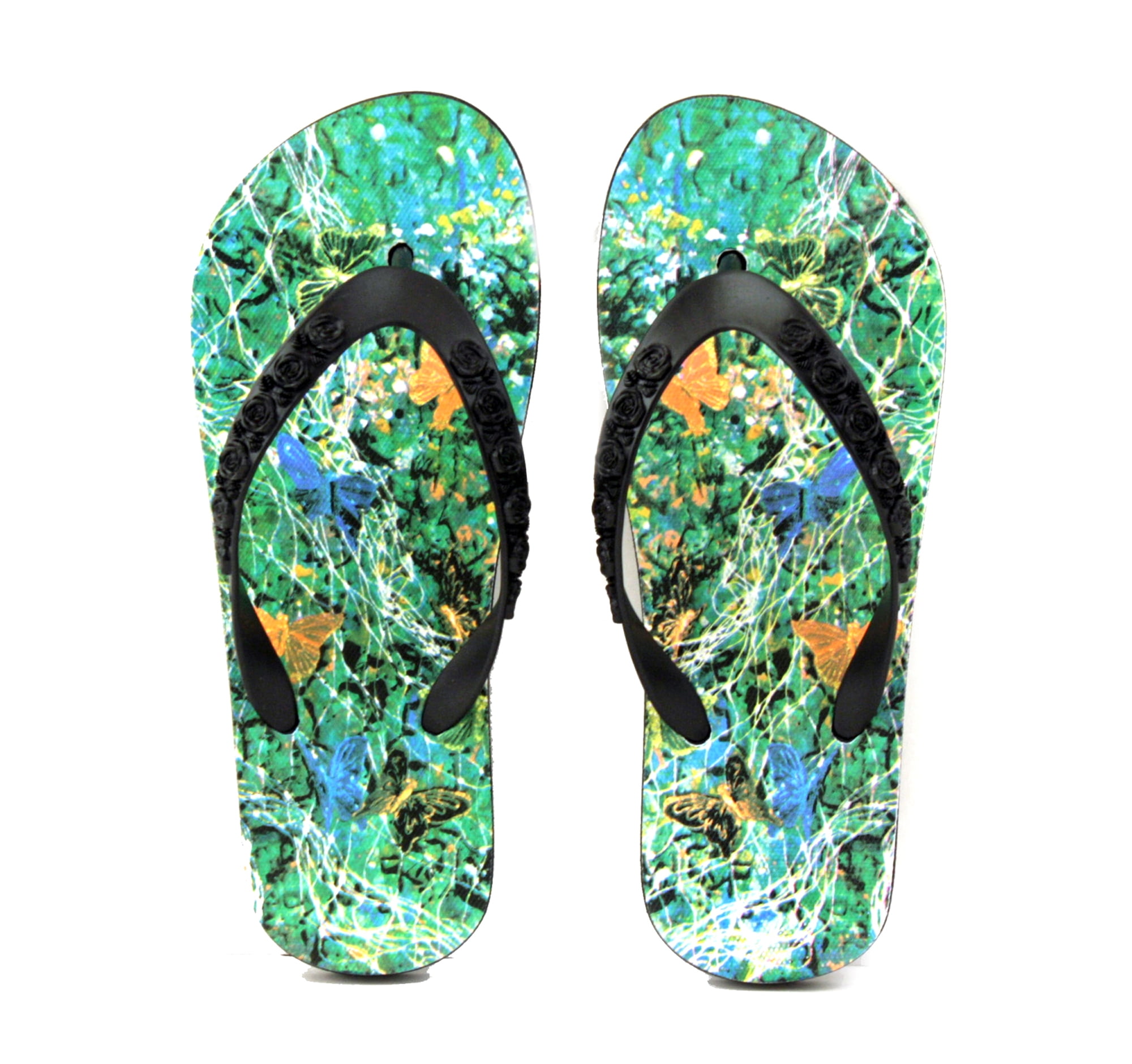 Luckers Women Butterflies Flip Flop Thong Sandal - Walmart.com