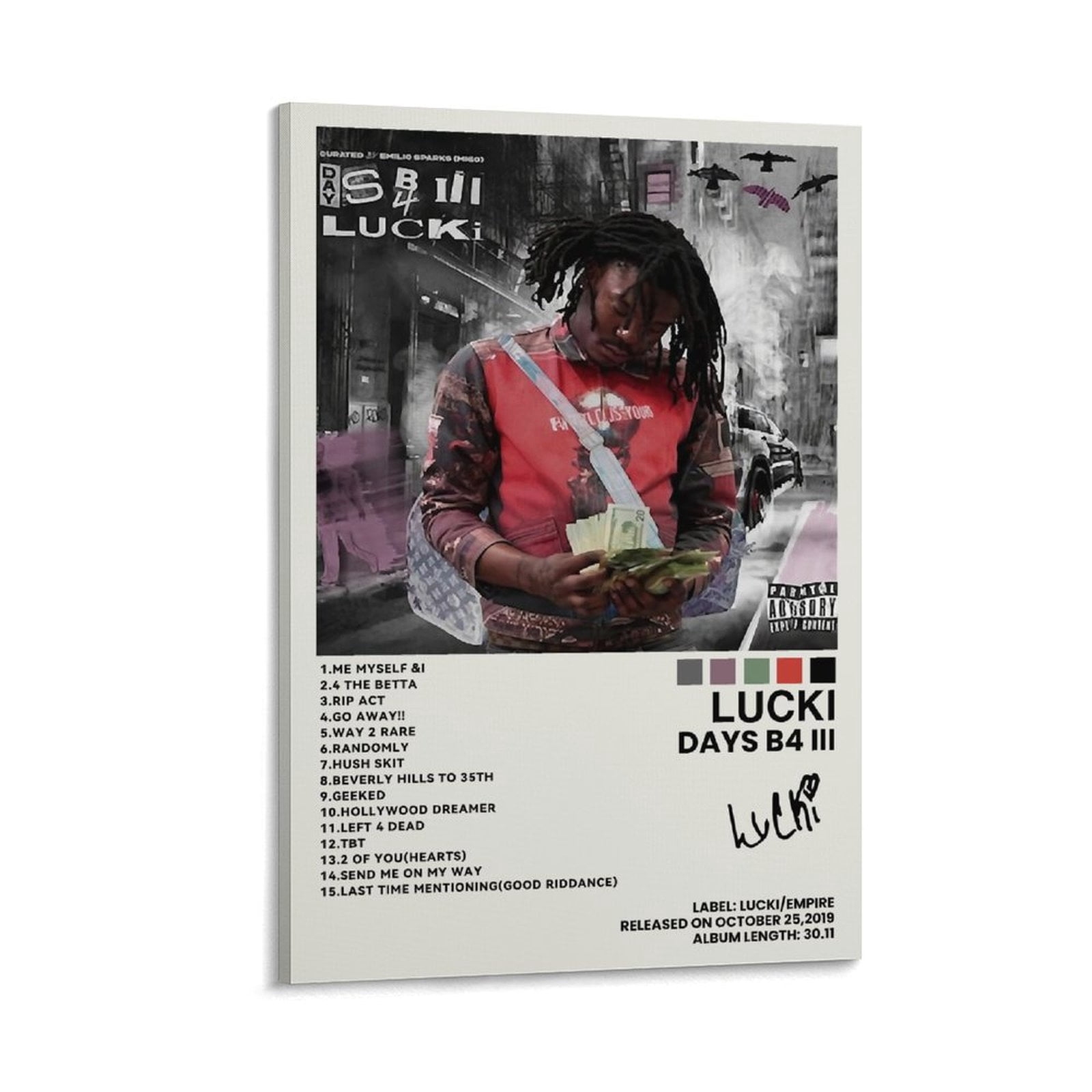 Lucki Canvas Posters Wall Art Bedroom Office Music Poster For Bedroom ...