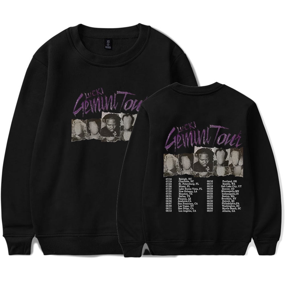 Lucki Gemini Tour Merch Long Sleeve Crewneck Sweatshirt For Men/Women ...
