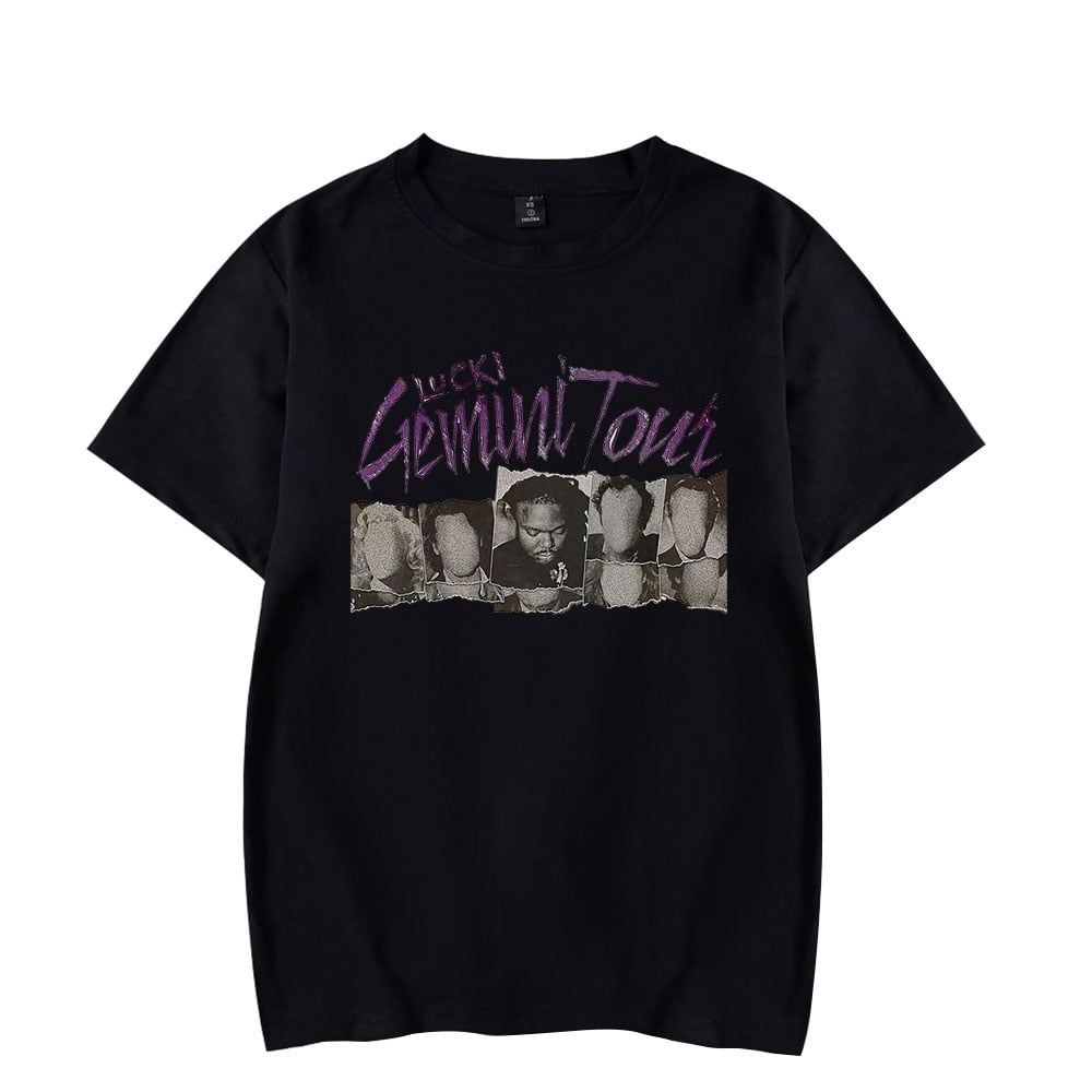 Lucki Gemini Tour T-Shirt Merch Women/Men Unisex Summer Hiphop O-neck ...