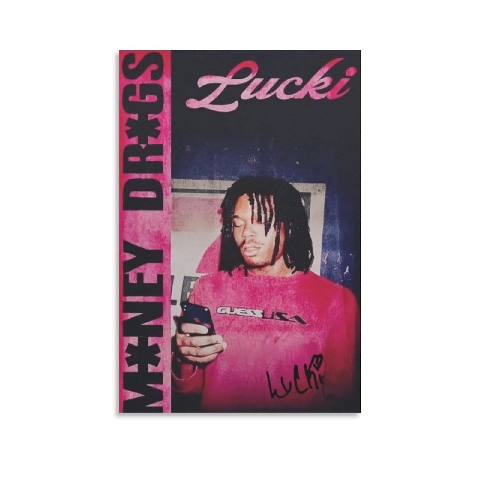 Lucki Music Album Poster Canvas Wall Art For Room Aesthetic And Decor ...