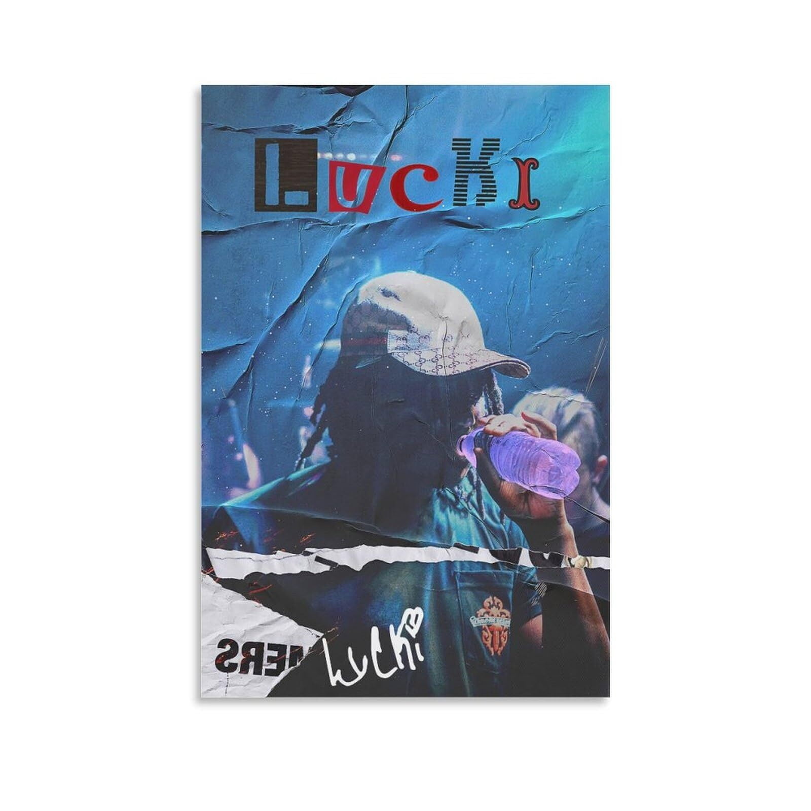 Lucki Poster Step Into Lucki's Hip - Hop Universe Poster Prints Canvas ...