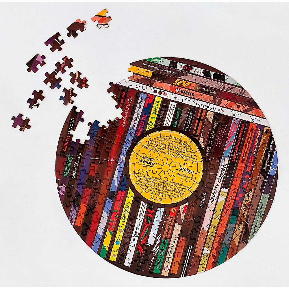 Luckies of London | Jigsaw Puzzle | Vinyl Record Shaped Puzzle Board ...